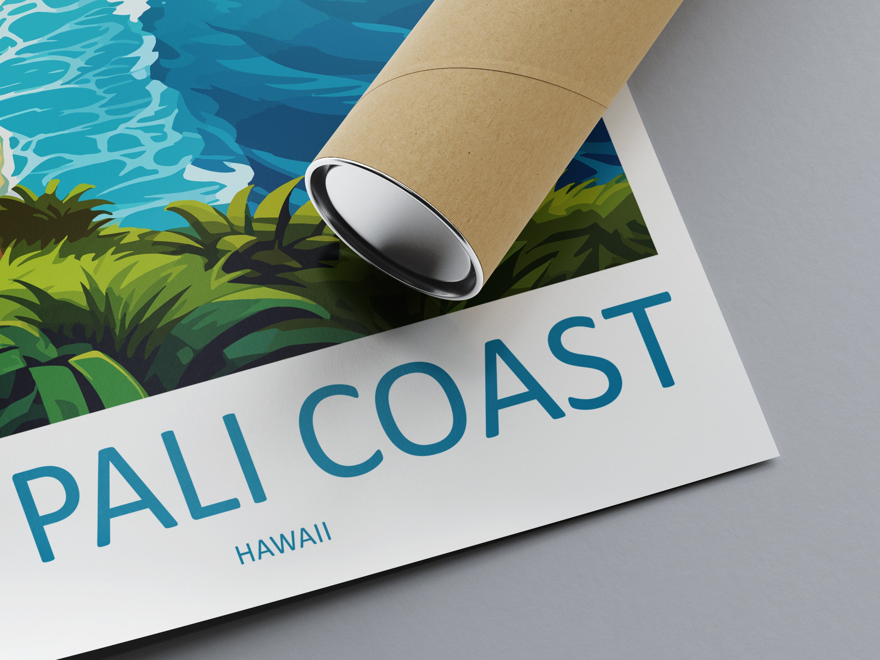 Na Pali Coast Travel Print Wall Art Na Pali Coast Wall Hanging Home ...