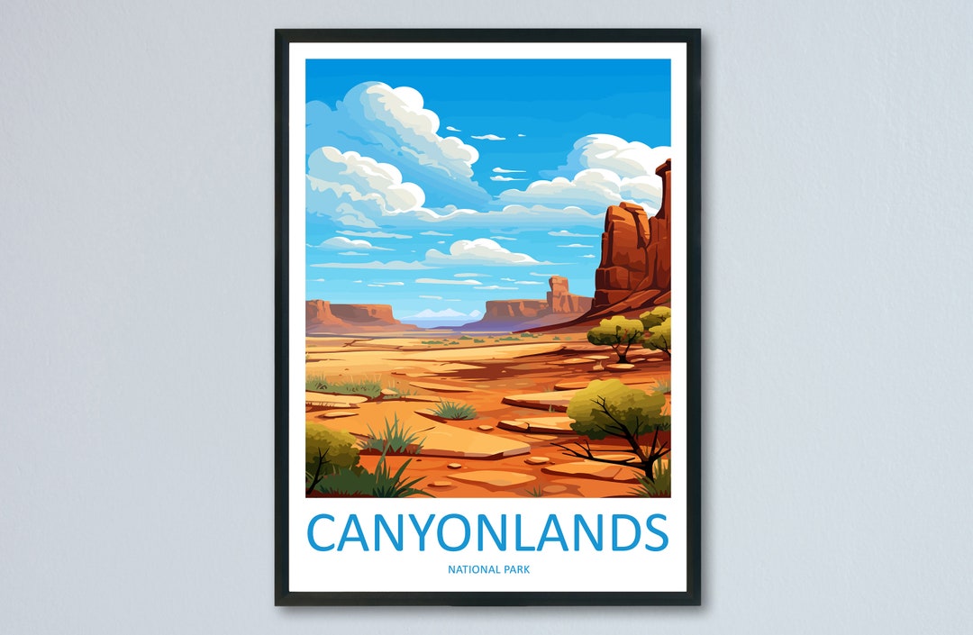 Canyonlands National Park Travel Print Wall Art Canyonlands National ...