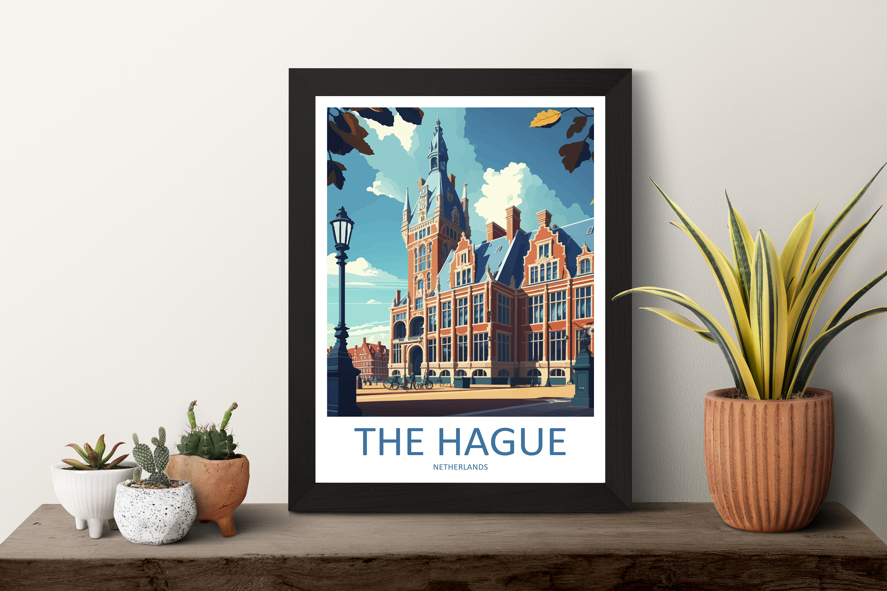 The Hague Travel Print Wall Art the Hague Wall Hanging Home Decoration ...