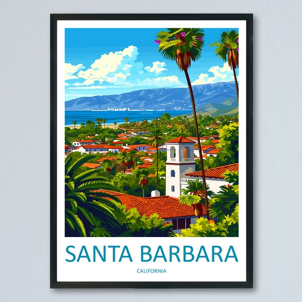 Santa Barbara Art - Etsy