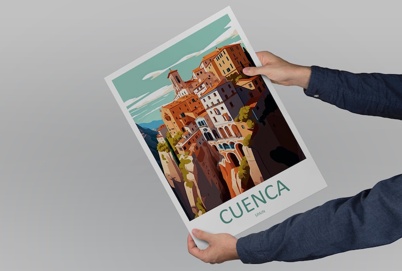 Cuenca Travel Print Wall Art Cuenca Wall Hanging Home Décor Cuenca Gift ...