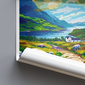 Scottish Highlands Travel Print Highlands Home Décor Scottish Highlands ...