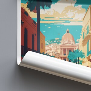 Palermo Travel Print Palermo Sicily Home Décor Palermo Art Print Sicily ...