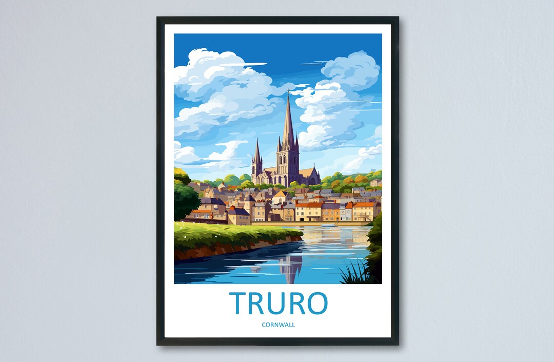 Truro Travel Print Wall Art Truro Wall Hanging Home Décor Truro Gift ...