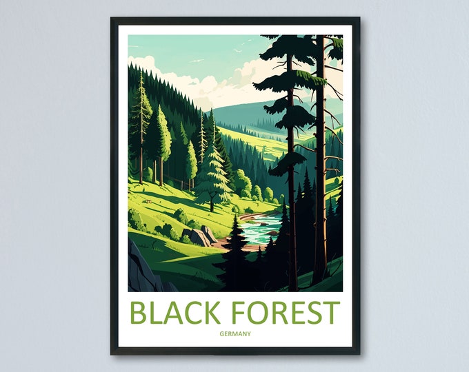 Schwarzwald Poster TLandscape DIN A3 - Etsy.de
