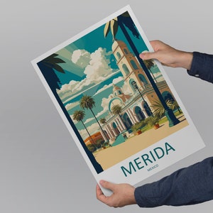 Merida Travel Print Wall Art Merida Wall Hanging Home Decoration Merida ...