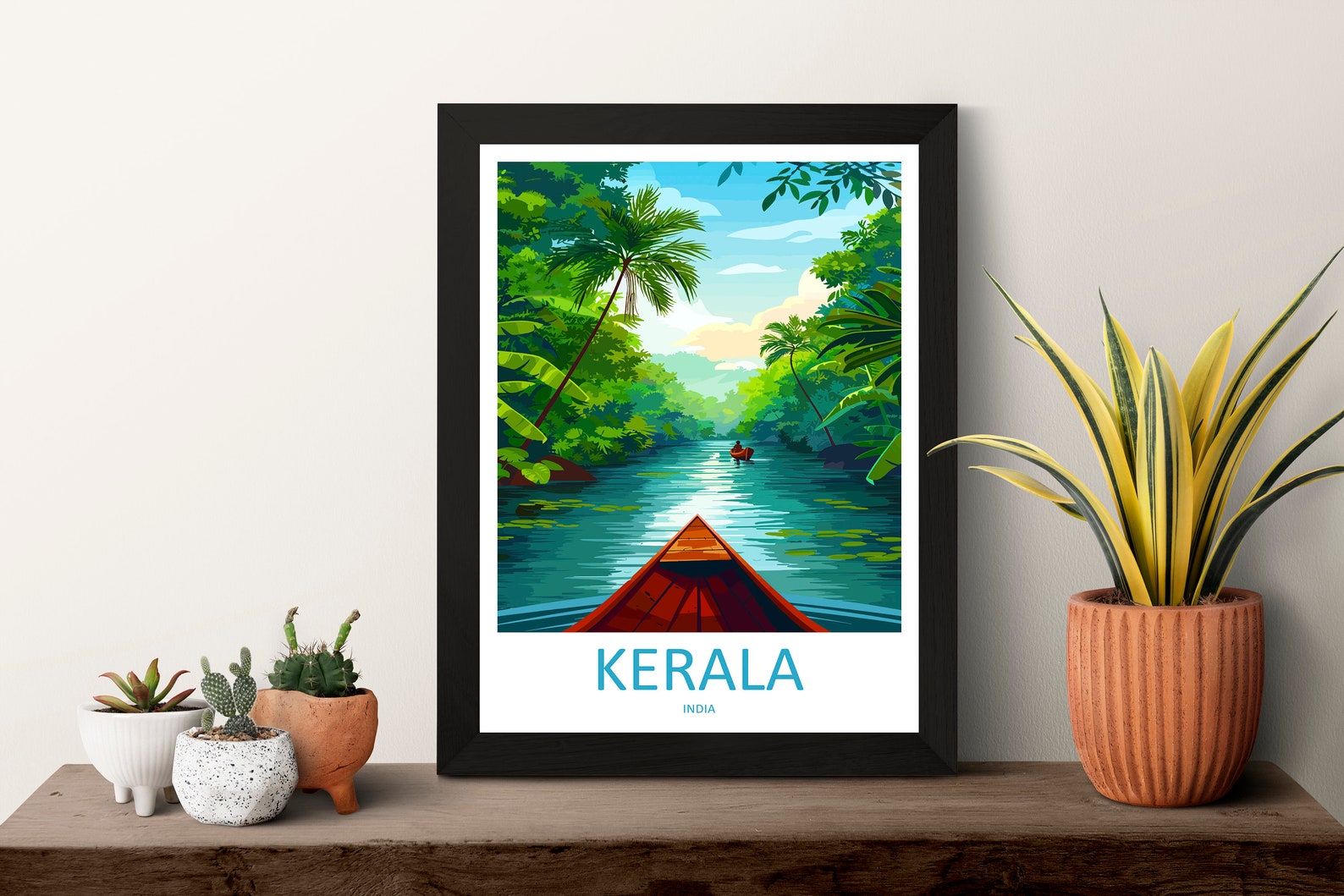 Kerala Travel Print Wall Art Kerala Wall Hanging Home Décor Kerala Gift ...