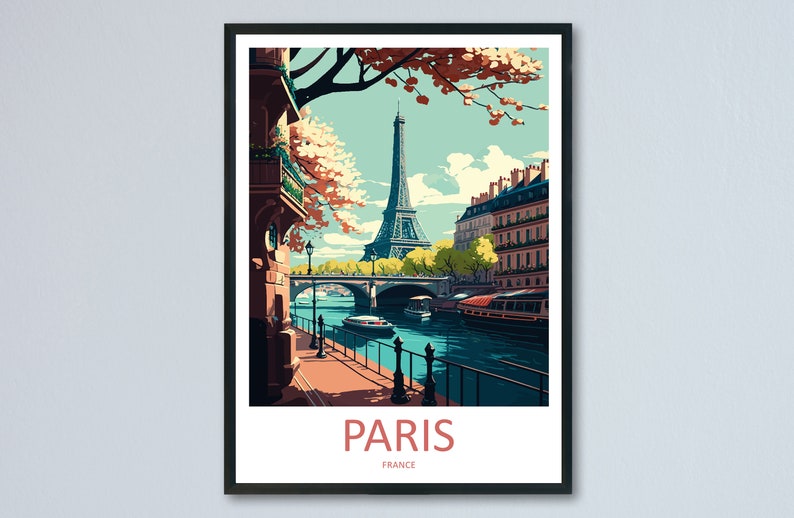 Paris Travel Print Wall Art Paris Wall Hanging Home Décor - Etsy UK