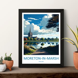 Moreton in Marsh Travel Print Wall Art Moreton in Marsh Wall Hanging ...