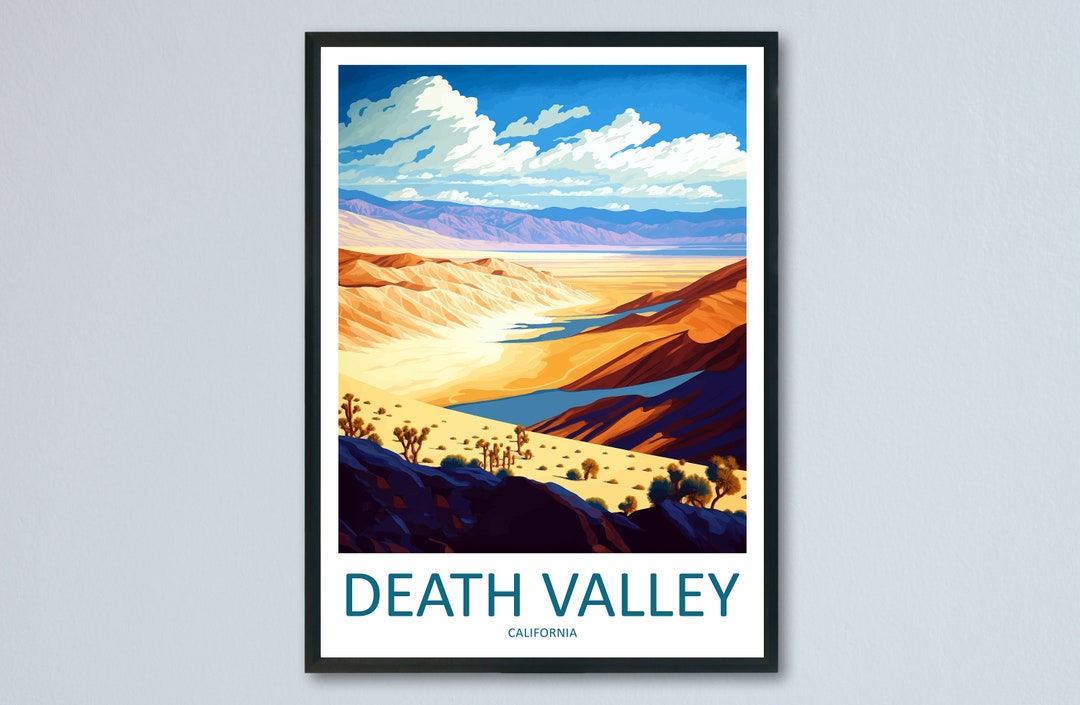 Death Valley National Park Travel Print Wall Art Death Valley Wall ...