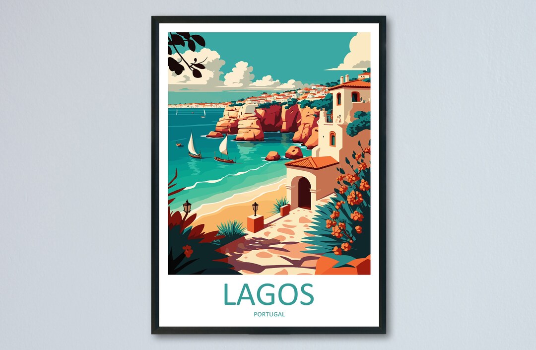 Lagos Travel Print Wall Art Lagos Wall Hanging Home Décor Lagos Gift ...