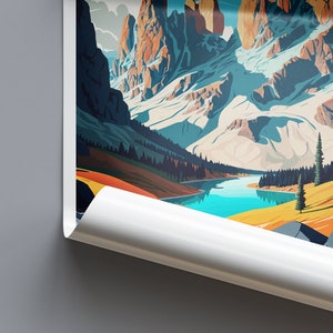Dolomites Travel Print Dolomites Home Décor Dolomitic Alps Art Print ...
