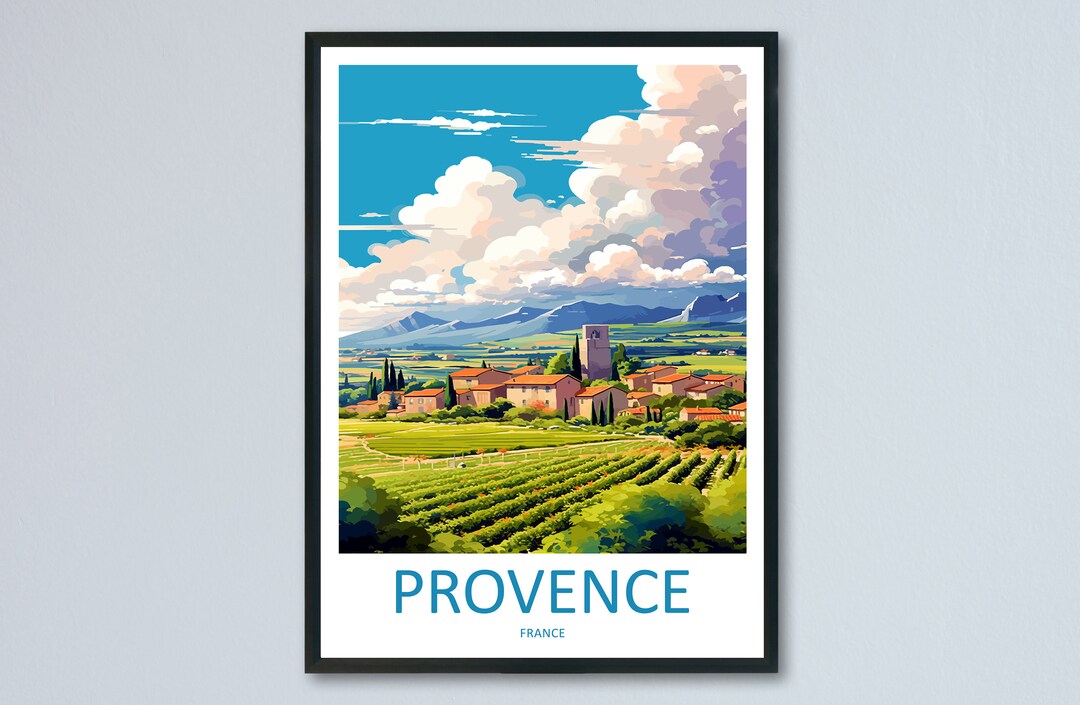 Provence Travel Print Wall Art Provence Wall Hanging Home Décor ...