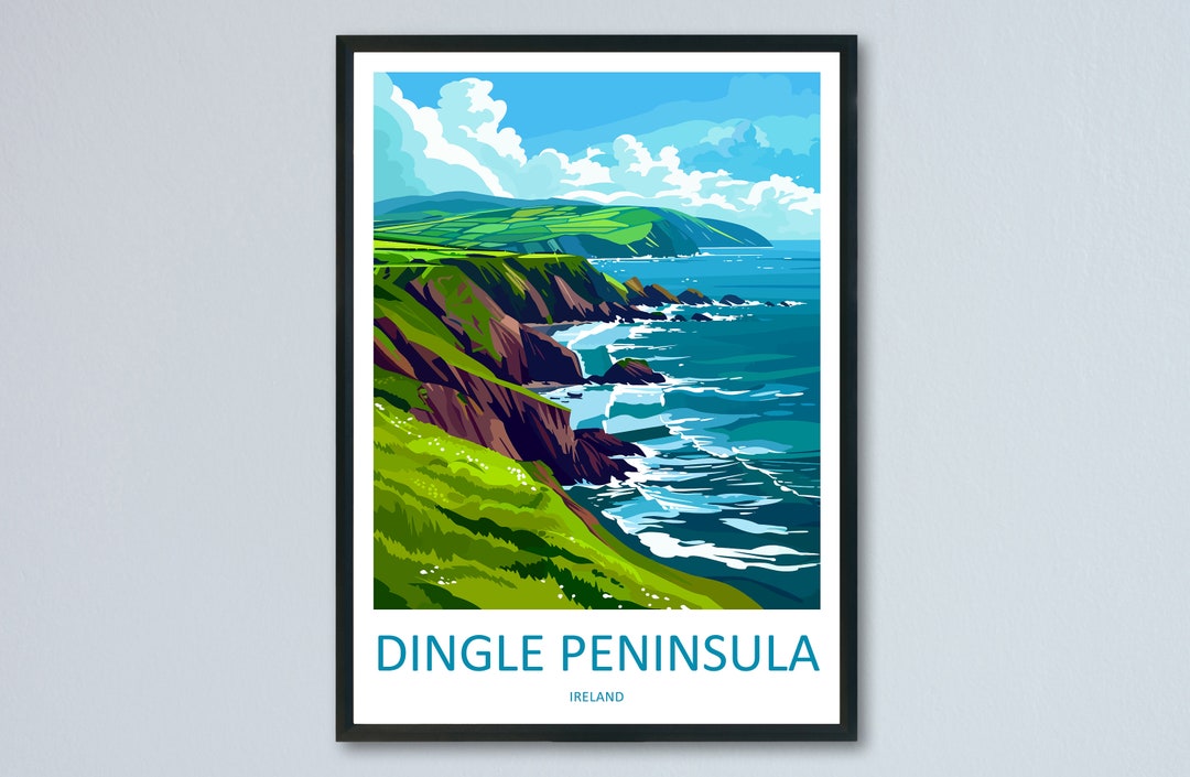 Dingle Peninsula Print Dingle Peninsula Home Decor Landscape Art Print ...