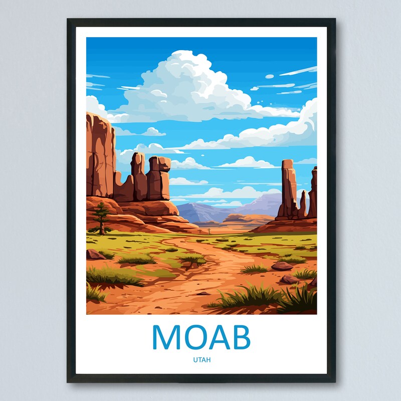 Moab Poster - Etsy