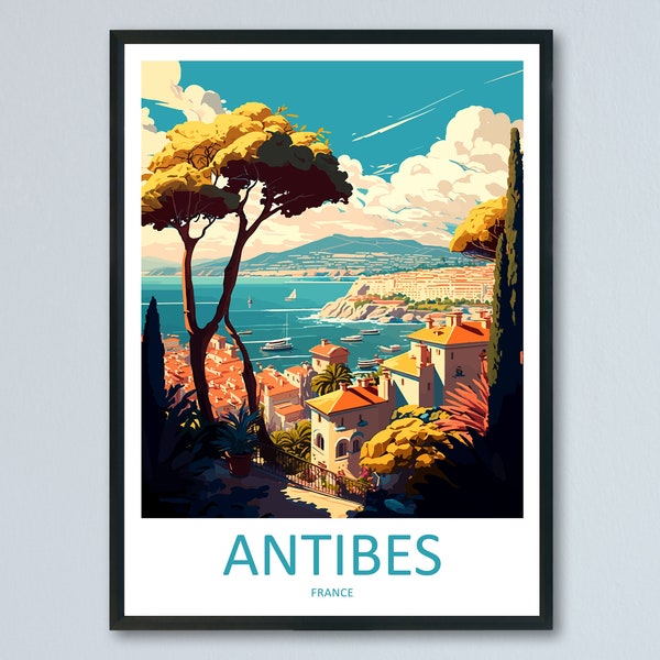Antibes poster - Etsy France
