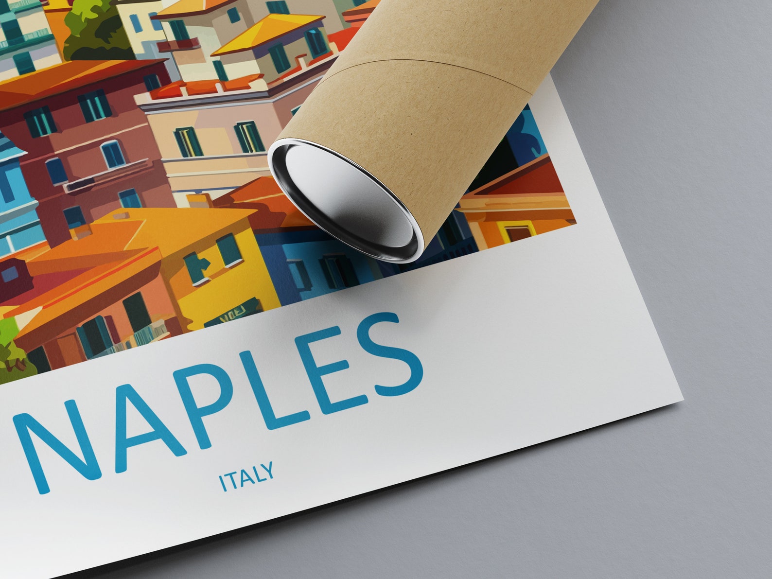 Naples Travel Print Wall Art Naples Italy Wall Hanging Home Decoration ...