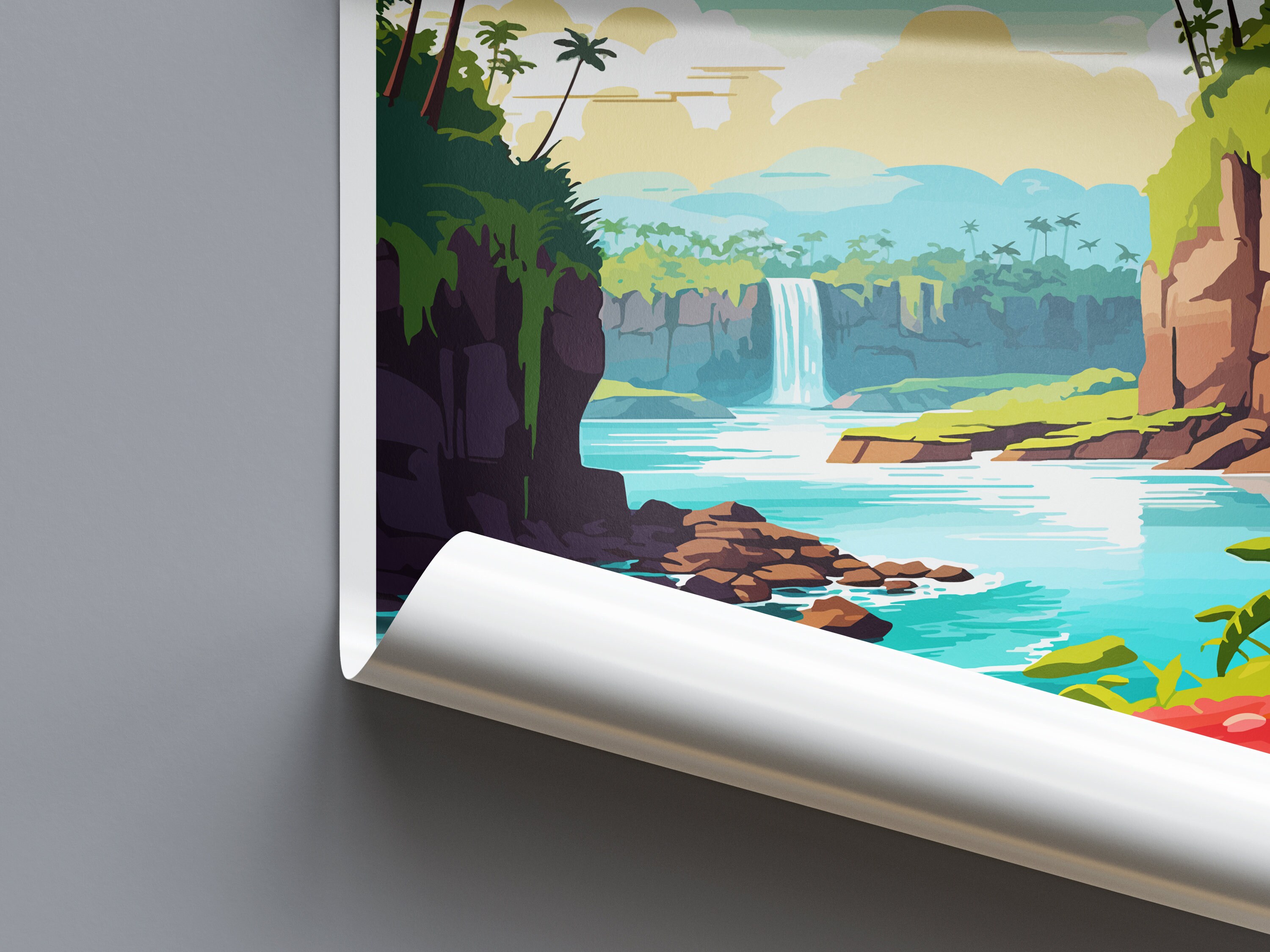 Hilo Travel Print Wall Art Hilo Wall Hanging Home Décor Hilo Gift Art ...