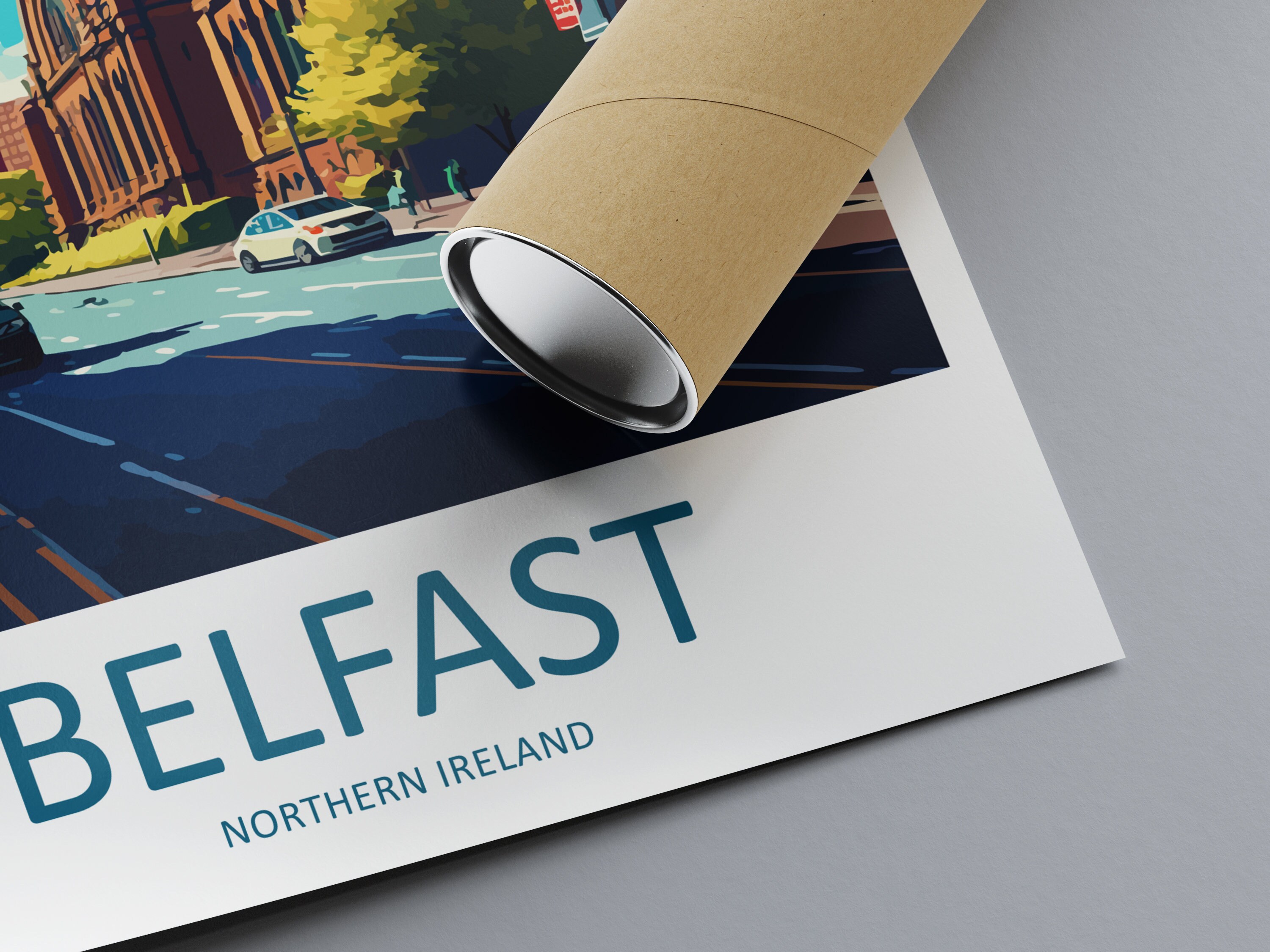 Belfast Travel Print Wall Art Belfast Wall Hanging Home Décor - Etsy UK