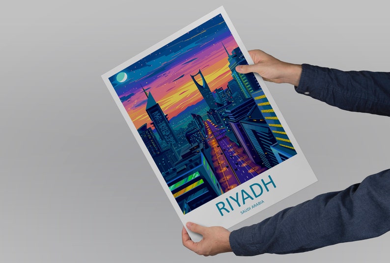 Riyadh Travel Print Wall Art Riyadh Wall Hanging Home Décor Riyadh Gift ...