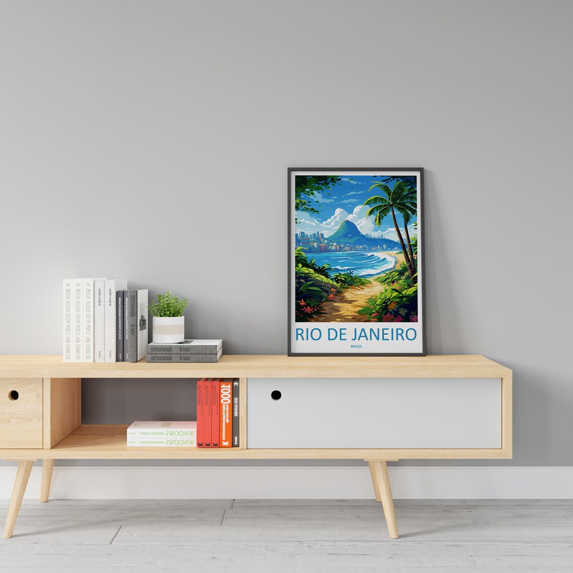 Rio De Janeiro Travel Print Wall Art Rio De Janeiro Wall Hanging Home ...