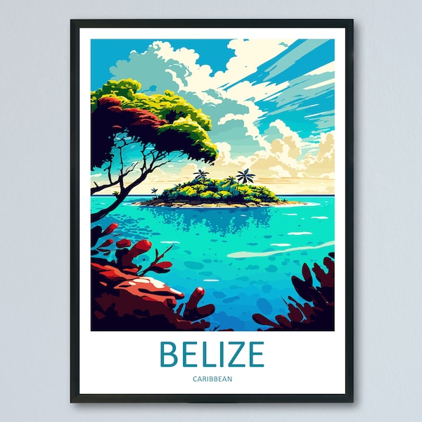 Belize Poster - Etsy
