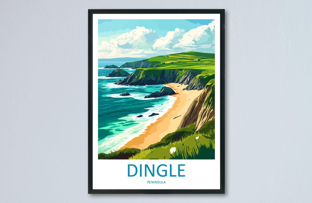 Dingle Peninsula Print Dingle Peninsula Home Decor Landscape Art Print ...