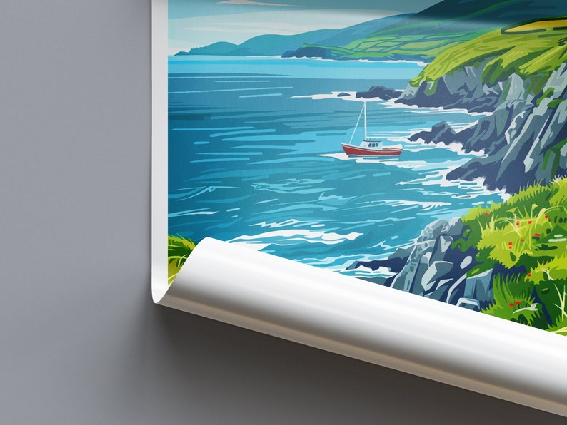 Dingle Peninsula Print Dingle Peninsula Home Decor Landscape Art Print ...