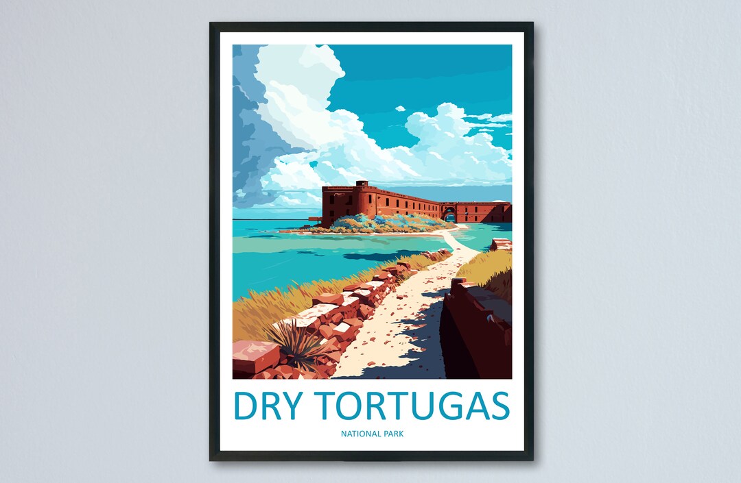 Dry Tortugas National Park Travel Print Wall Art Dry Tortugas National ...