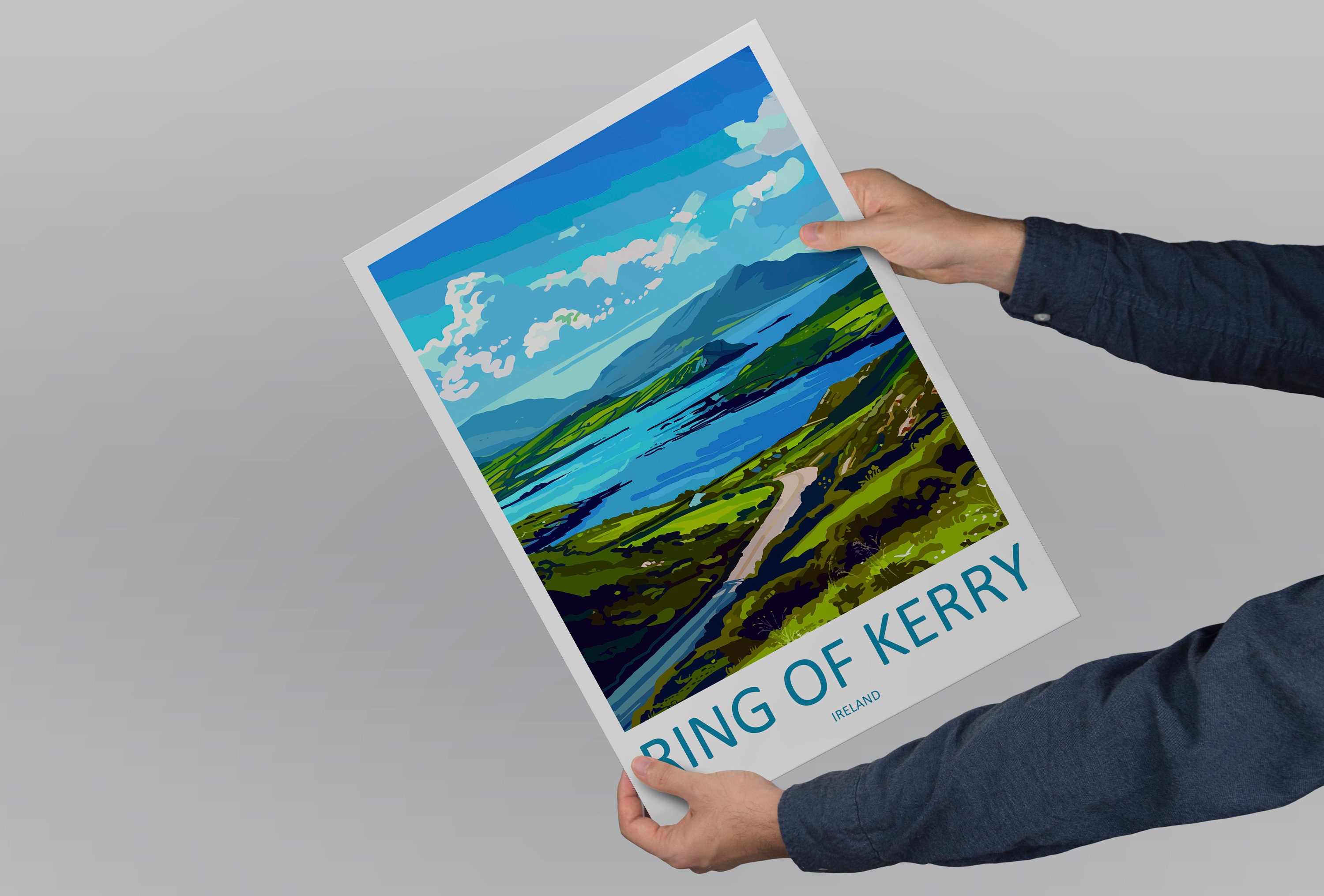 Ring of Kerry Print Ring of Kerry Home Decor Landscape Art Print Ring ...