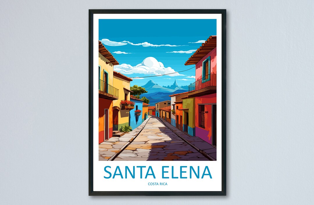Santa Elena Travel Print Wall Art Santa Elena Wall Hanging Home Décor ...