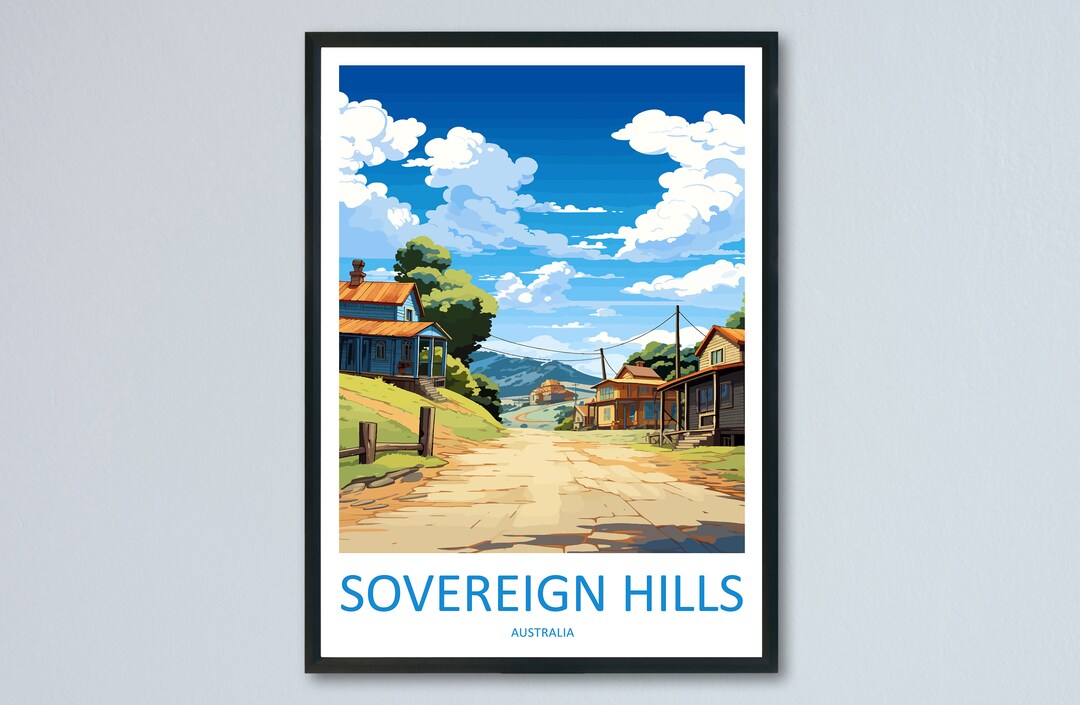 Sovereign Hills Travel Print Wall Art Sovereign Hills Wall Hanging Home ...