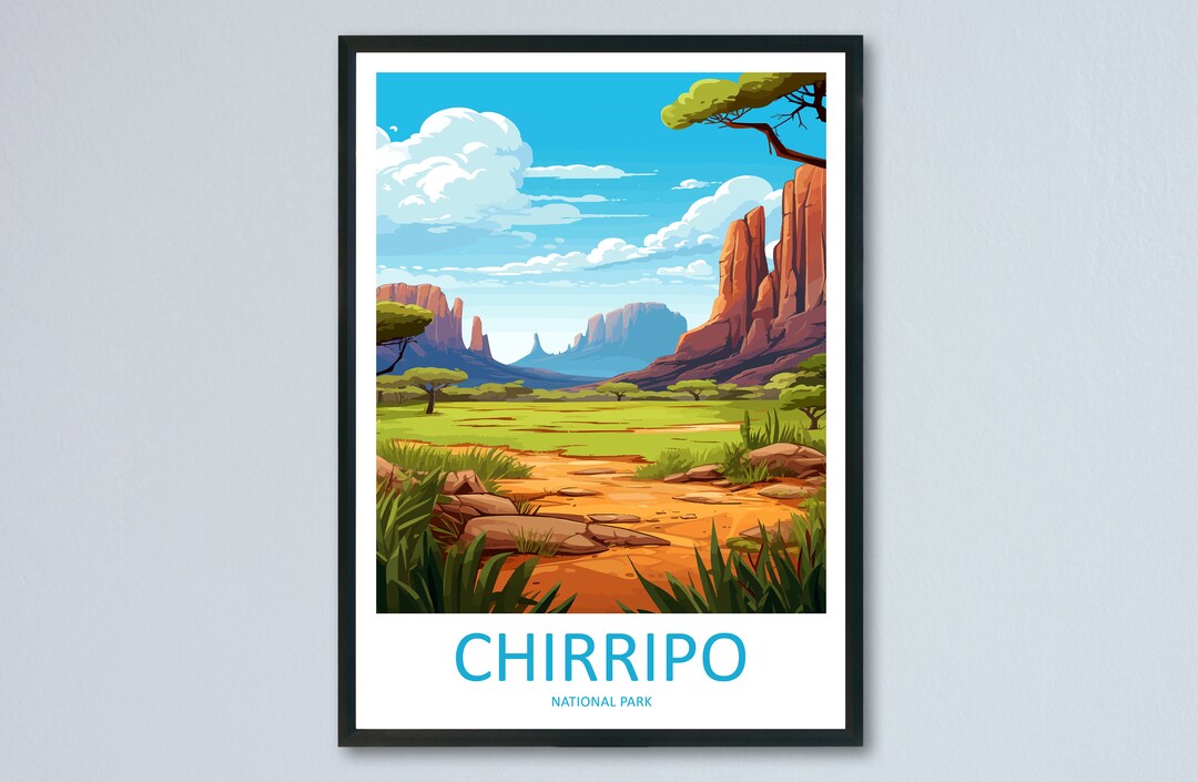 Chirripo National Park Travel Print Wall Art Chirripo Wall Hanging Home ...