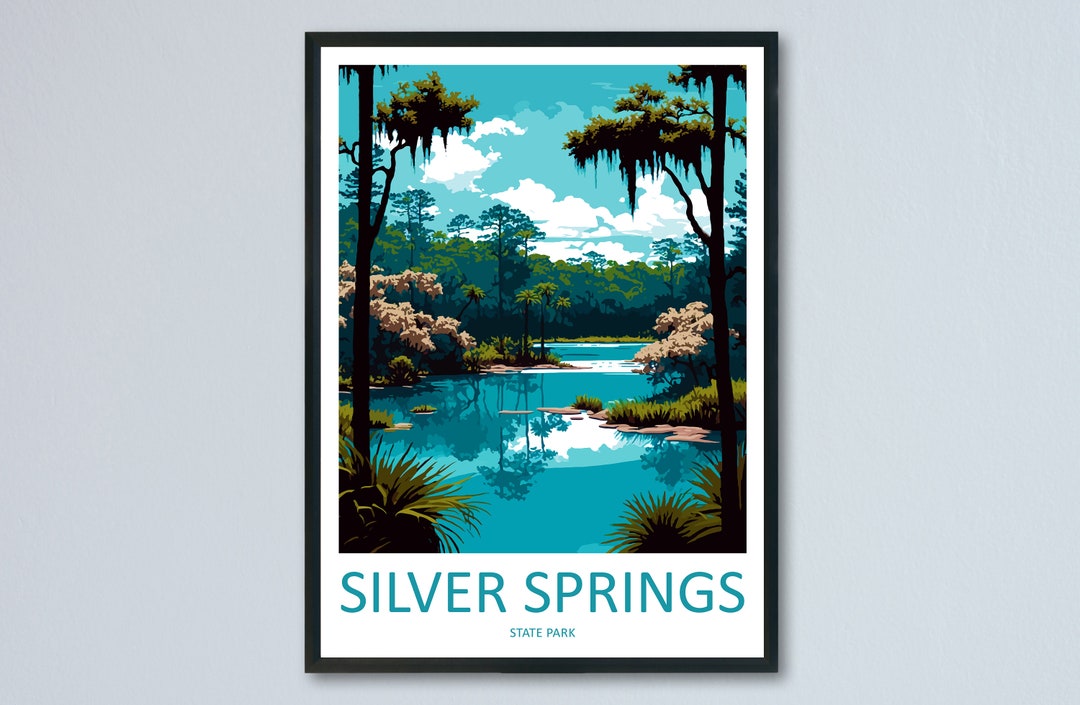 Silver Springs State Park Travel Print Wall Art Silver Springs State ...