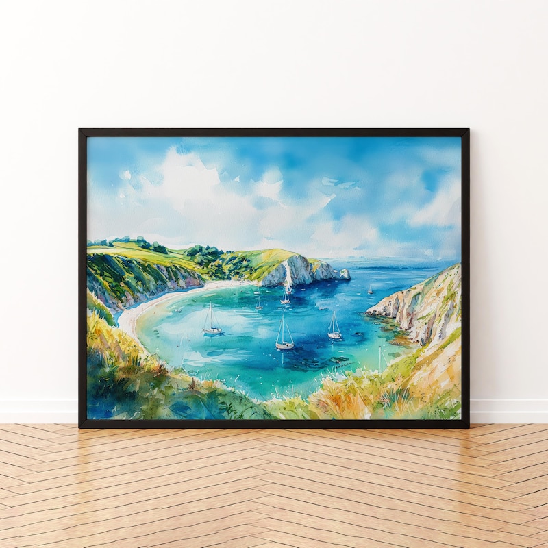 Wall Art Lulworth Cove - Etsy