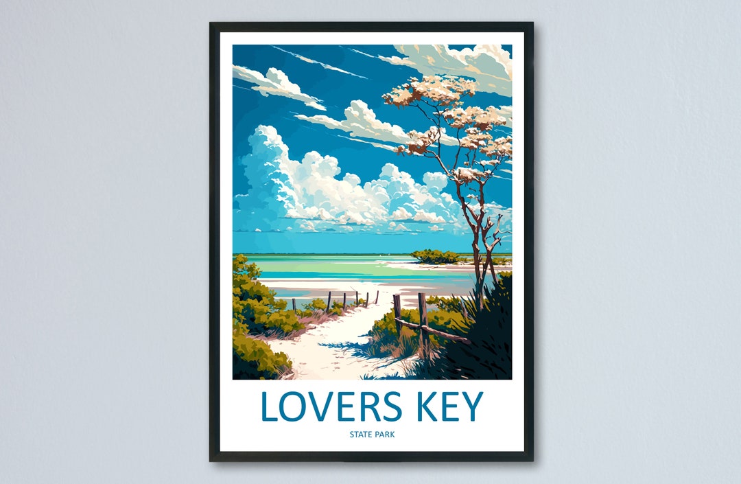 Lovers Key State Park Travel Print Wall Art Lovers Key State Park Wall ...