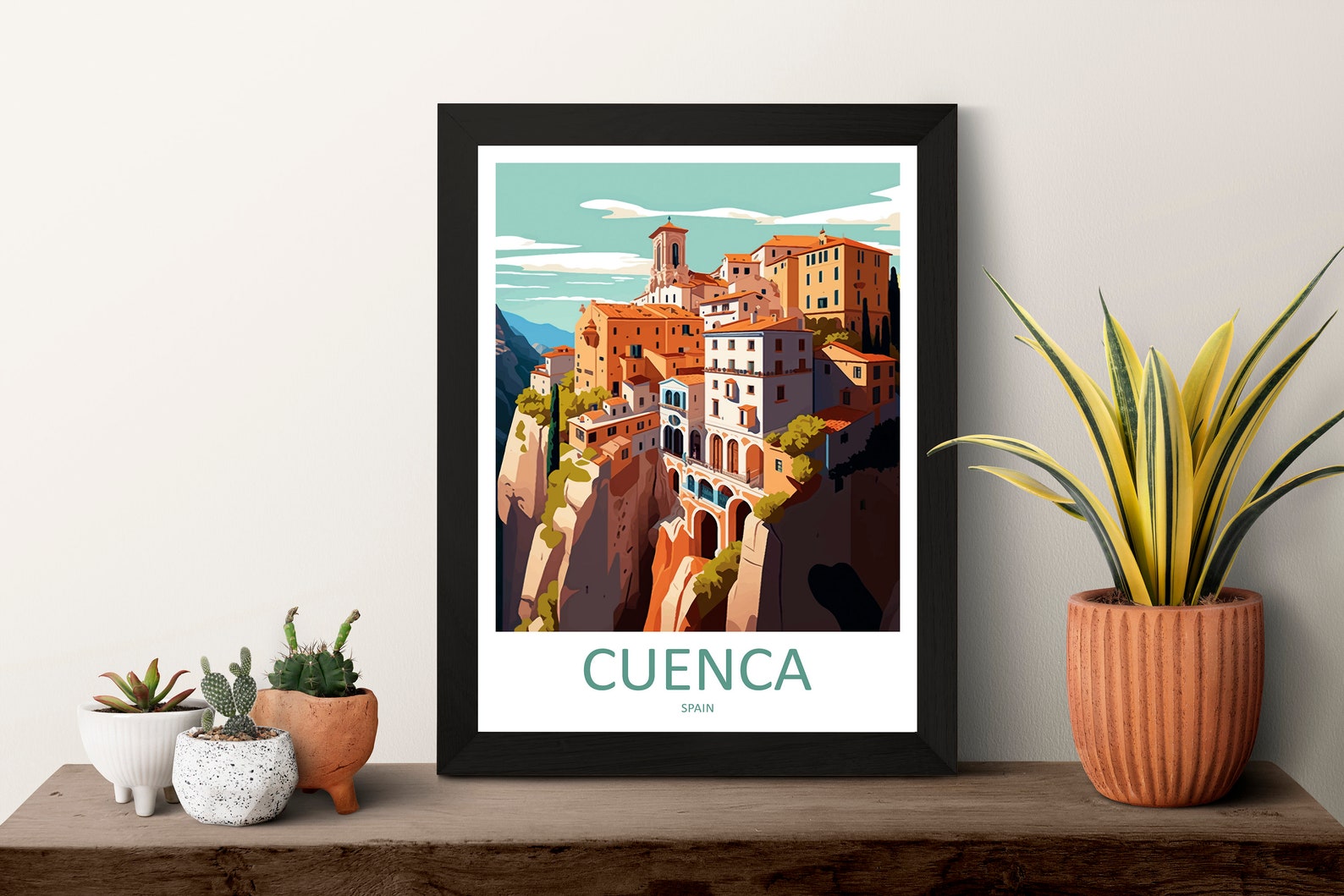 Cuenca Travel Print Wall Art Cuenca Wall Hanging Home Décor Cuenca Gift ...