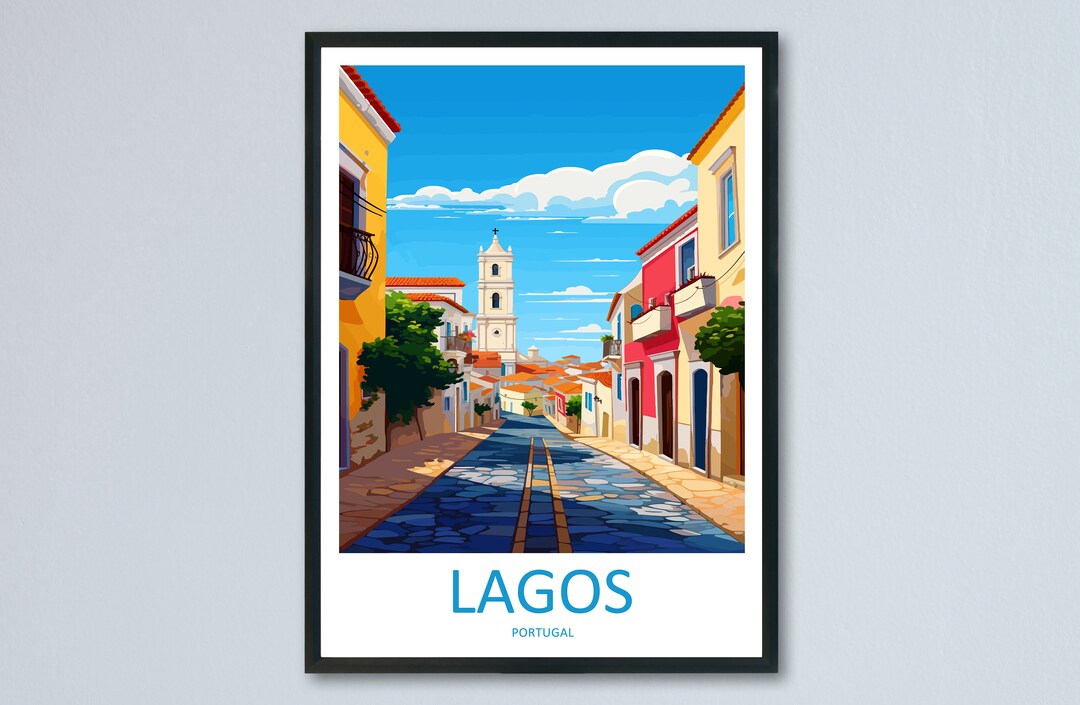 Lagos Travel Print Wall Art Lagos Wall Hanging Home Décor Lagos Gift ...