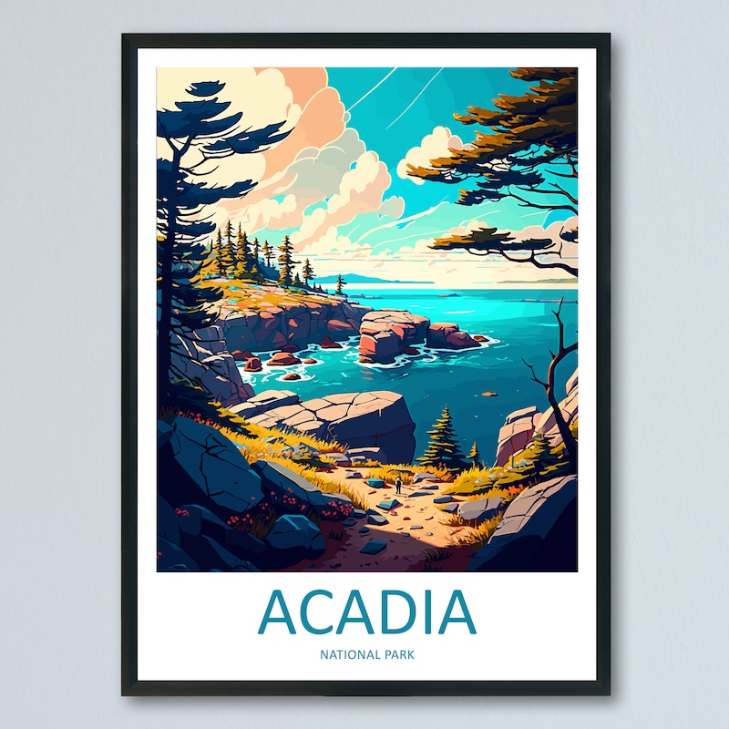 Acadia Print - Etsy