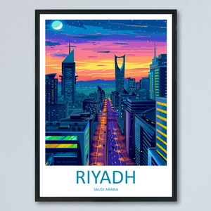 Riyadh Travel Print Wall Art Riyadh Wall Hanging Home Décor Riyadh Gift ...