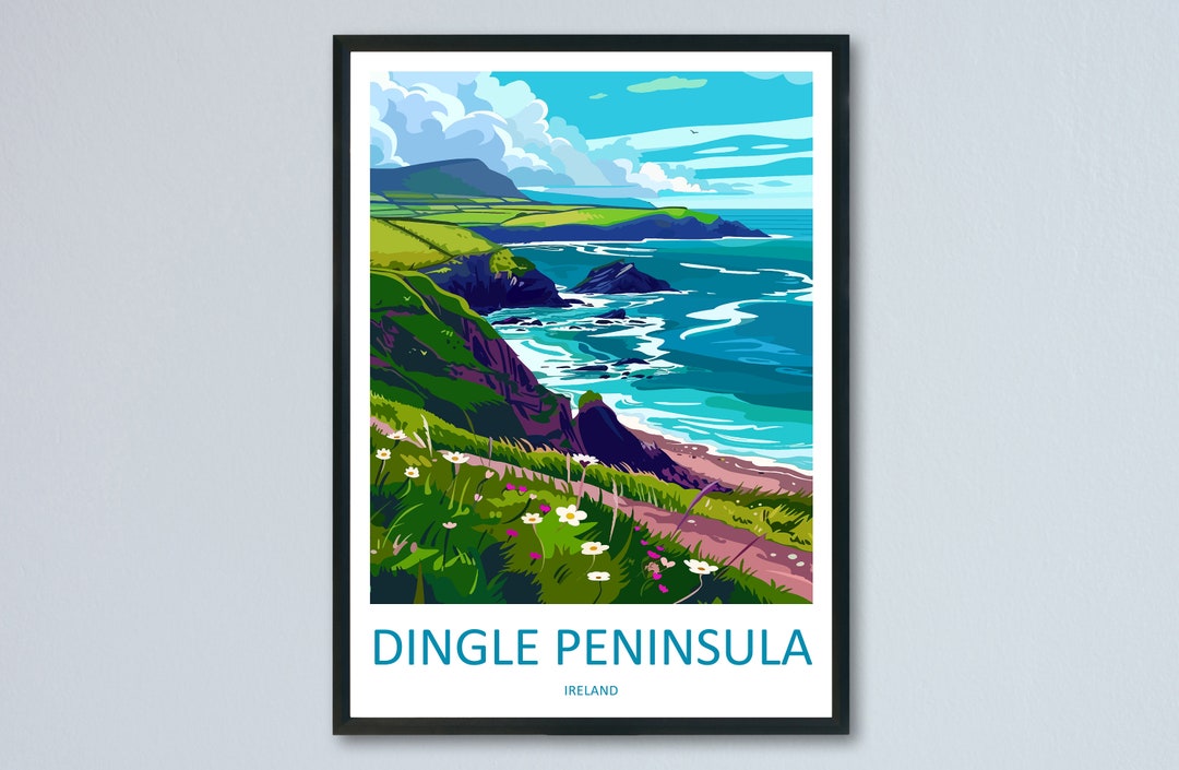 Dingle Peninsula Print Dingle Peninsula Home Decor Landscape Art Print ...