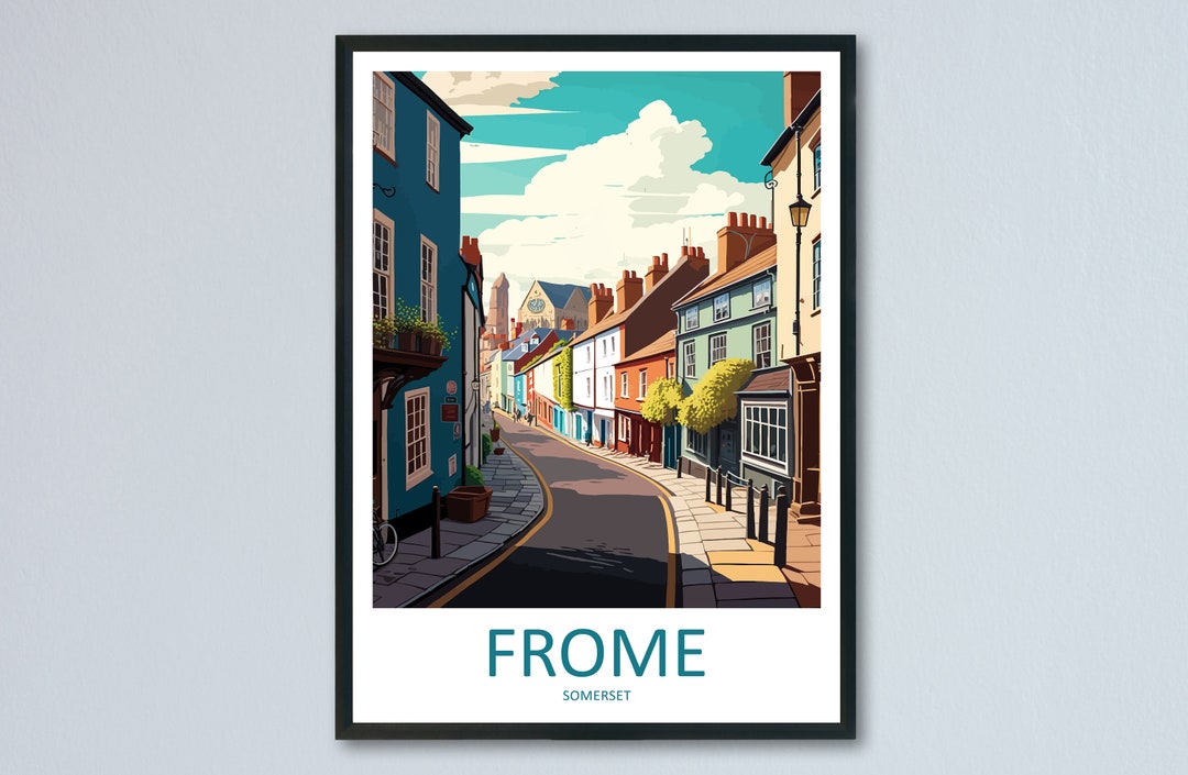 Frome Travel Print Wall Art Frome Wall Hanging Home Décor Frome Gift ...