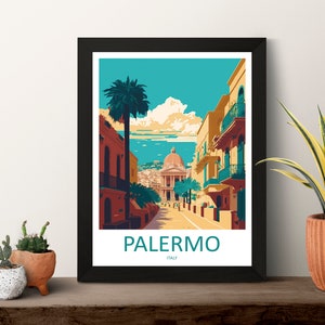 Palermo Travel Print Palermo Sicily Home Décor Palermo Art Print Sicily ...