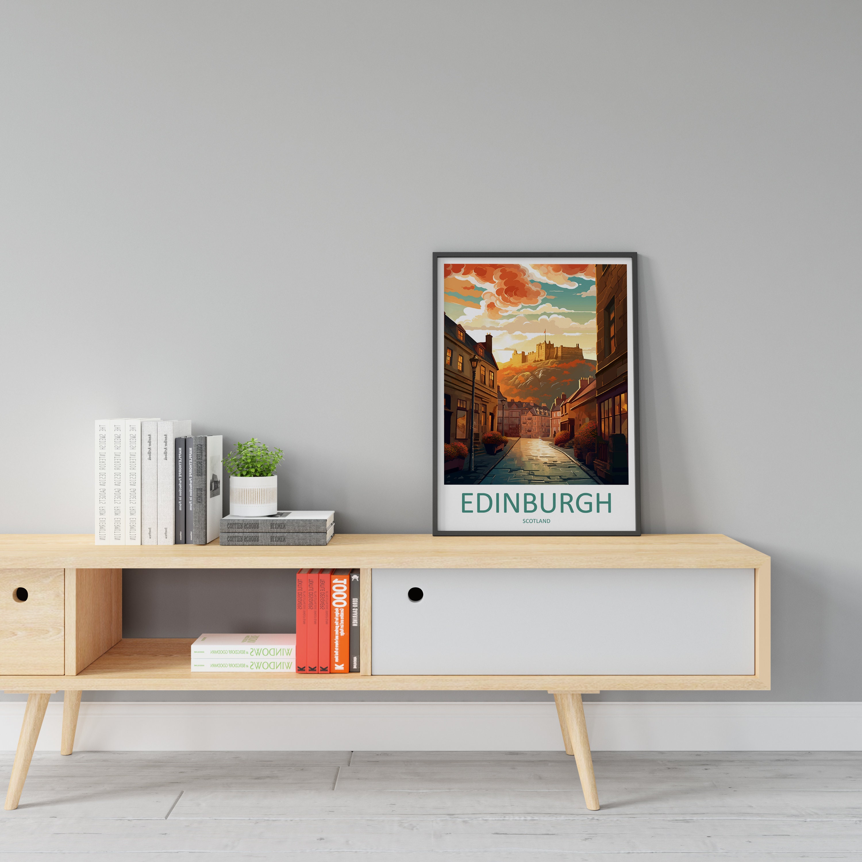 Edinburgh Cityscape Print Edinburgh Home Decor European City - Etsy UK