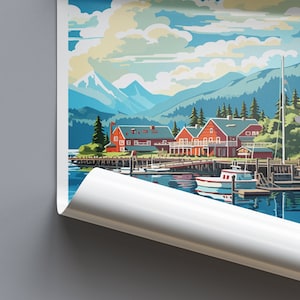 Ketchikan Travel Print Wall Art Ketchikan Wall Hanging Home Décor ...