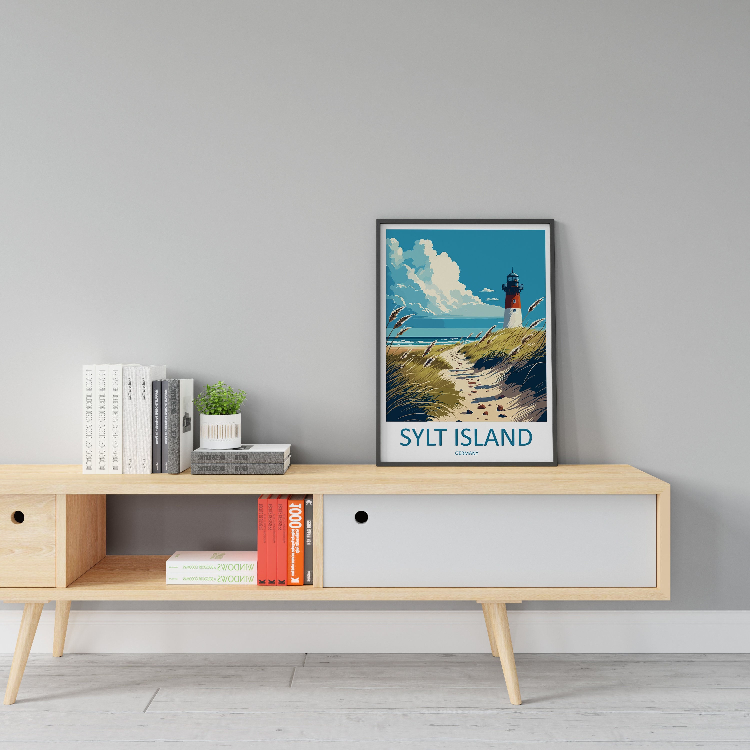 Sylt Island Travel Print Wall Art Sylt Island Wall Hanging - Etsy UK