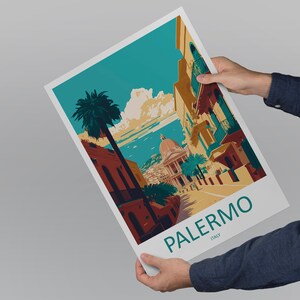 Palermo Travel Print Palermo Sicily Home Décor Palermo Art Print Sicily ...