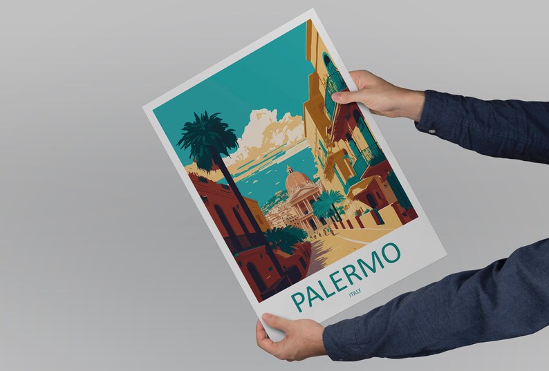 Palermo Travel Print Palermo Sicily Home Décor Palermo Art Print Sicily ...