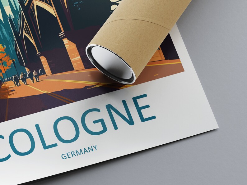 Cologne Travel Print Wall Art Cologne Wall Hanging Home Décor Cologne ...