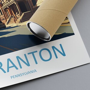 Scranton Travel Print Wall Art Scranton Wall Hanging Home Décor ...
